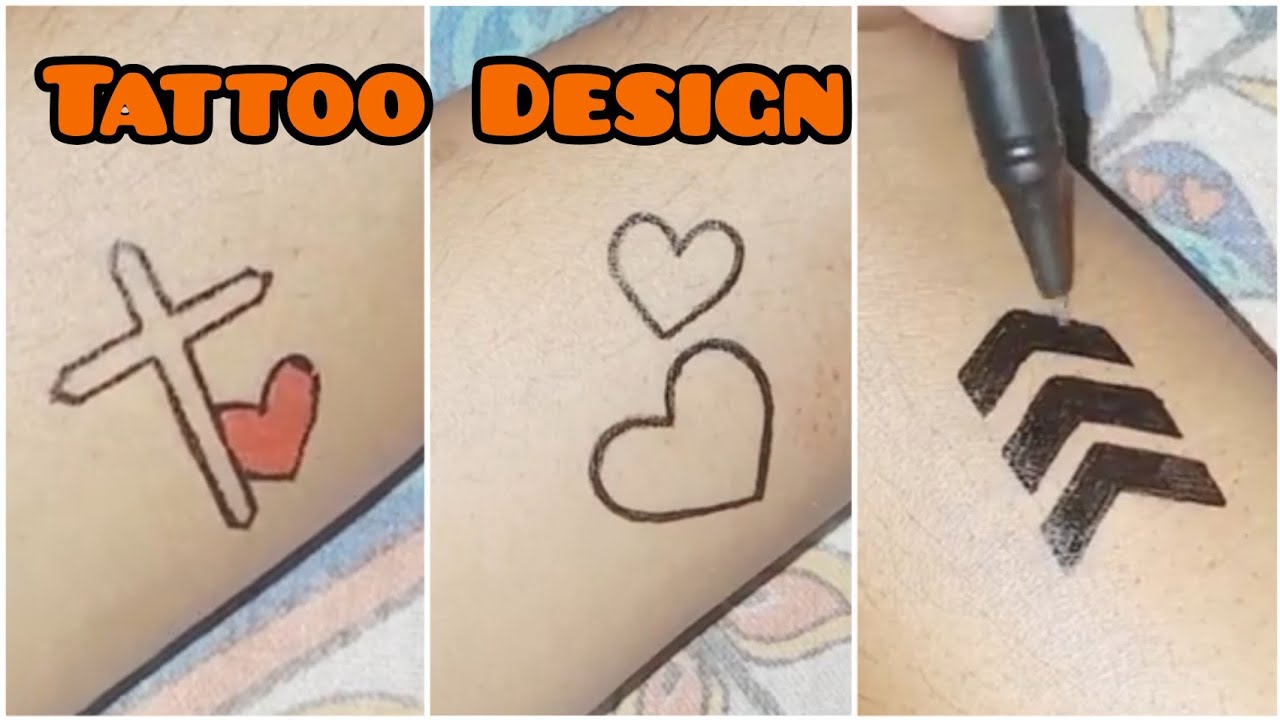 Arrow , Inri , Heart Tattoo Designs [] Temporary Tattoo Designs ...