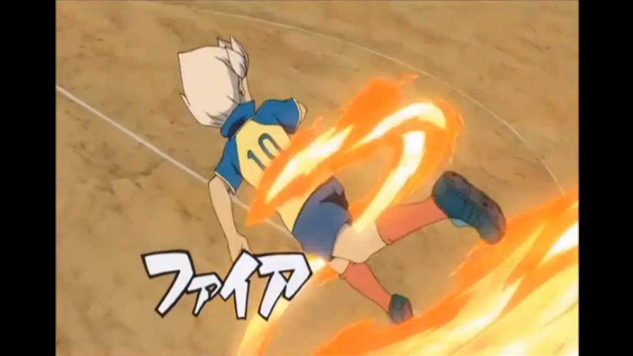 Inazuma Eleven (Super Once) - Tornado de Fuego - Fire Tornado - HQ ...