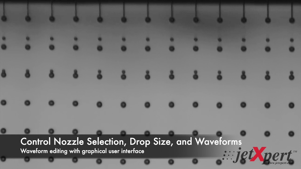 Analyzing the Epson S3200 Printhead with the JetXpert Dropwatcher - YouTube