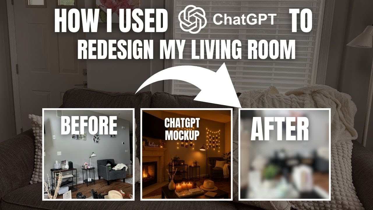 I Redesigned My Living Room with ChatGPT | Budget-Friendly Makeover ...