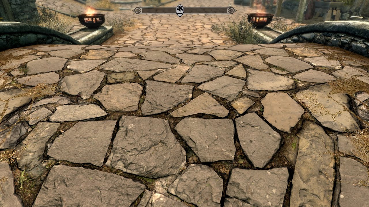 SKYRİM SE Whiterun stone floor complex mod - YouTube