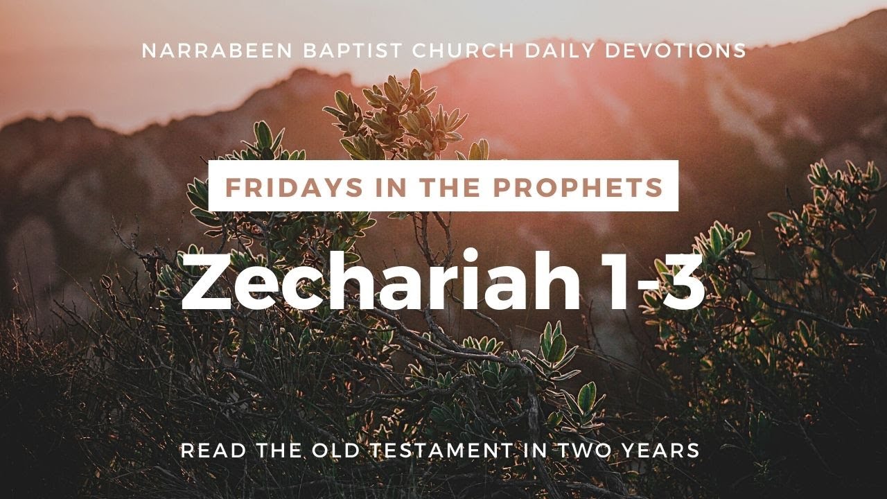 Reading Through the OT: Zechariah 1-3 - YouTube