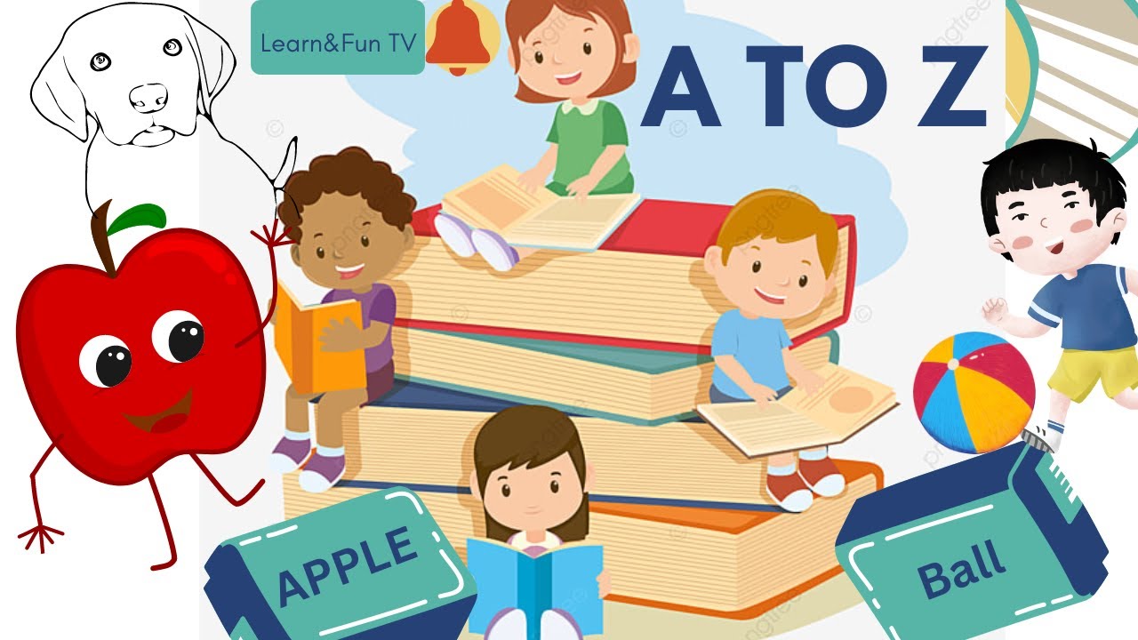 Learning Alphabet, a for APPLE, b for ball, Learning abcd - YouTube