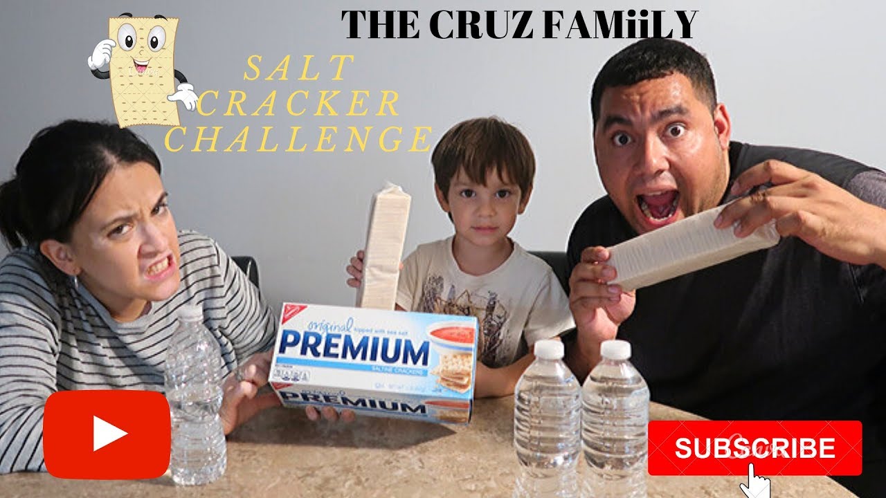 Salt Cracker Challenge w/ THE CRUZ FAMiiLY - YouTube