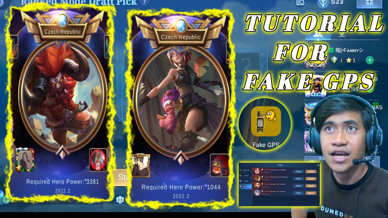 NEW UPDATE FAKE GPS TUTORIAL | LOW MMR 2K IN 2022 | MLBB - YouTube