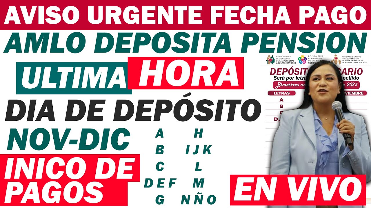 💥NOTICION HOY MIERCOLES 25 OCT💥📅¡LIBERAN DEPOSITOS PARA FECHA! ATENCION ...