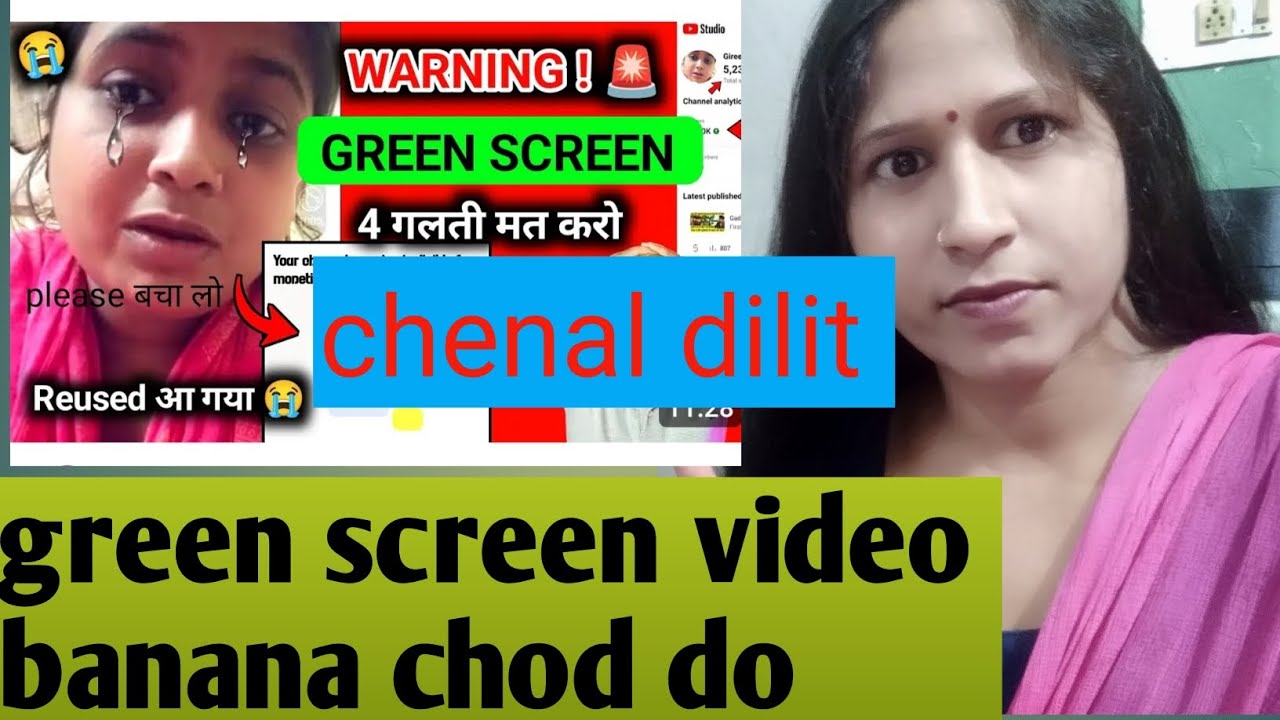 green screen video banana chod do nahi to pachtaoge//soni Devi ...
