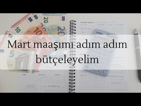 Mart ayı bütçemi beraber planlayalım 💙 | Birikim yapmak | Zarf yöntemi | Para yönetimi