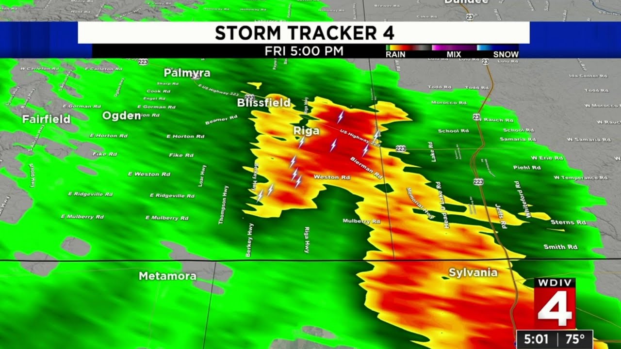 Metro Detroit weather: Storms roll in as heat wave ends - YouTube