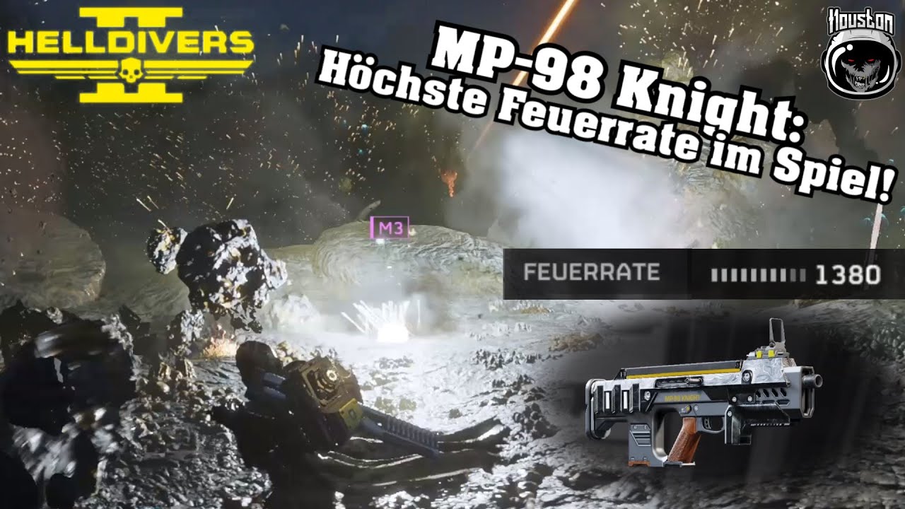 Die am schnellsten feuernde Waffe, die MP-98 Knight! | Helldivers 2 ...