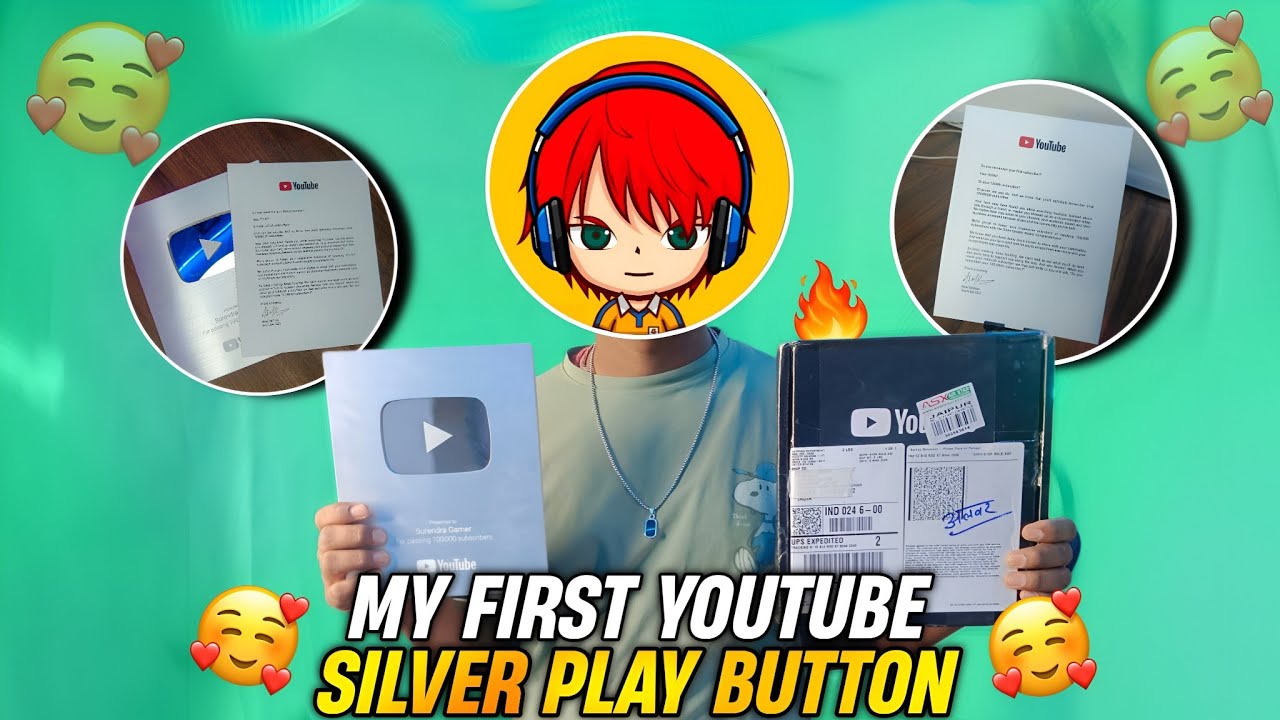 Finally: Silver Play Button Unboxing! 😍 (100K YouTube Award) - YouTube