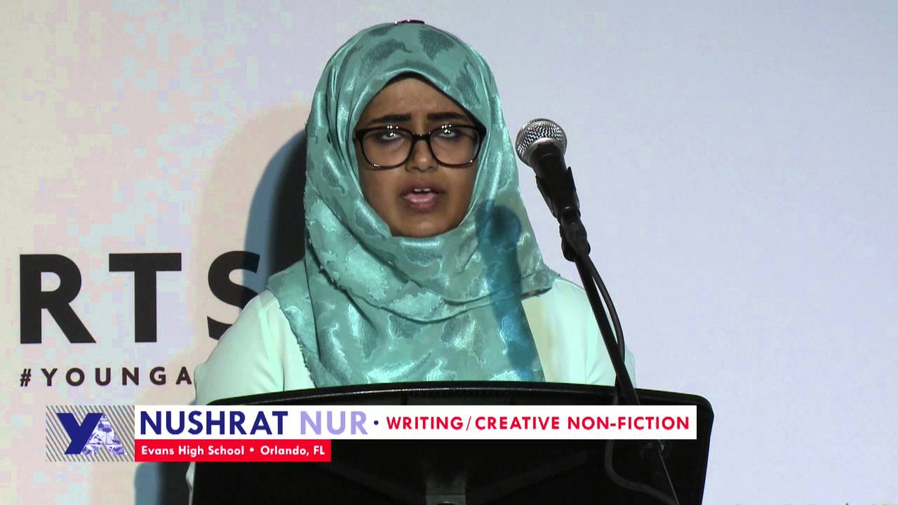 Nushrat Nur | Creative Non-Fiction | 2016 National YoungArts Week - YouTube