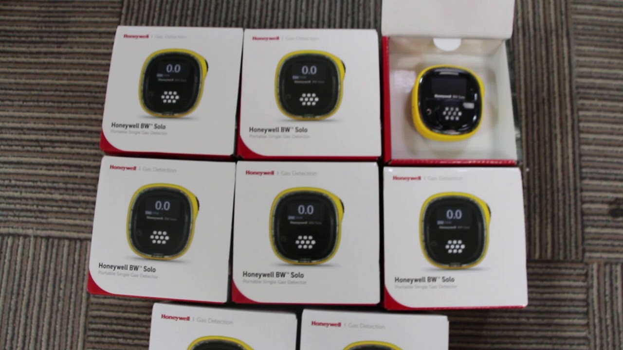 Honeywell BW™ Solo BWS2-M-Y single-gas detectors. - YouTube