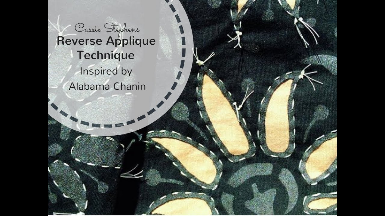 How to Applique - YouTube