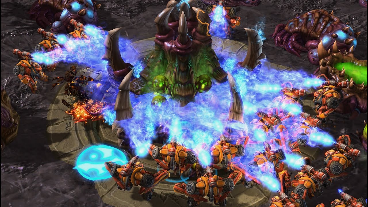 MONOBATTLE! Ling/Adept/Marauder/Marine vs Void Ray/Banshee/Hellion ...