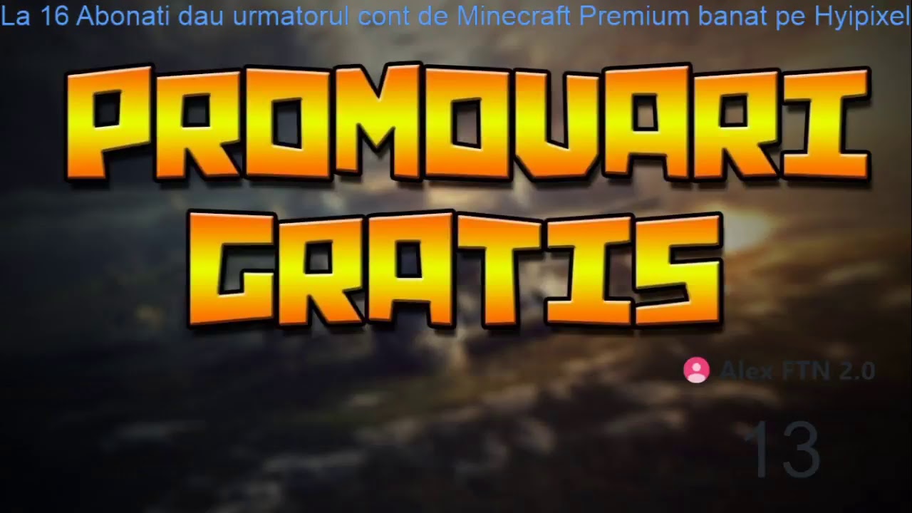 Dam conturi de Minecraft Premium din 5 in 5 abonati!! - YouTube