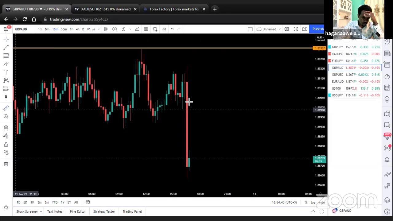 TOOS Forex CPI NY-Session 12t-Jan-2022 - YouTube