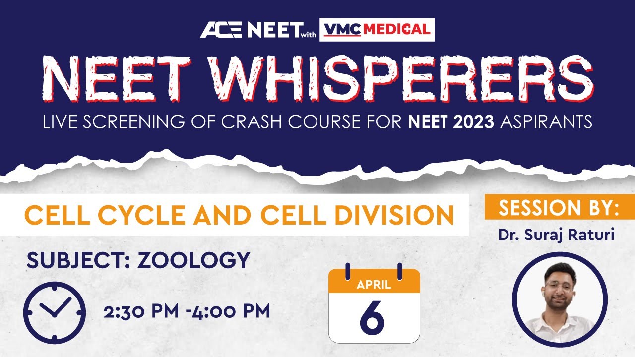 NEET WHISPERERS || RRR || CELL CYCLE AND CELL DIVISION || SURAJ RATURI ...
