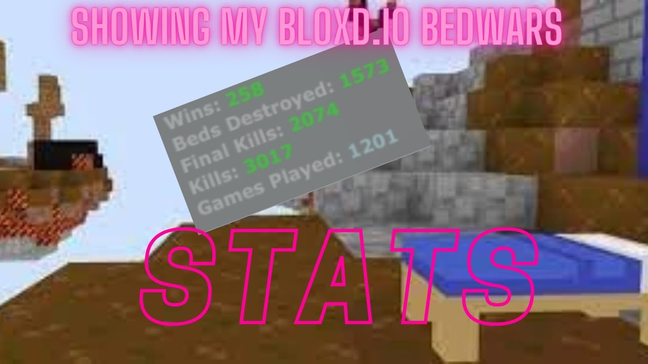 Showing my Bloxd.io bedwars STATS!!! - YouTube