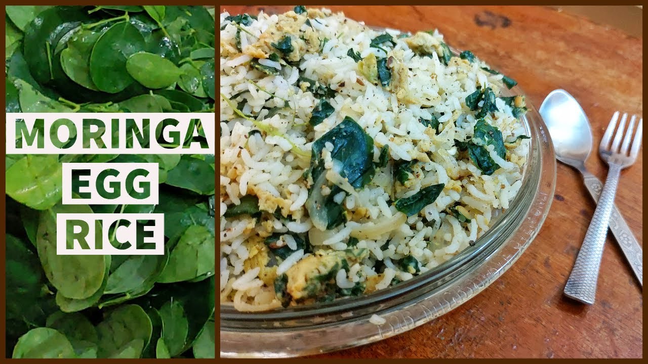 Moringa Egg Rice | Simple and tasty lunch recipe | Nutricious Dish ...