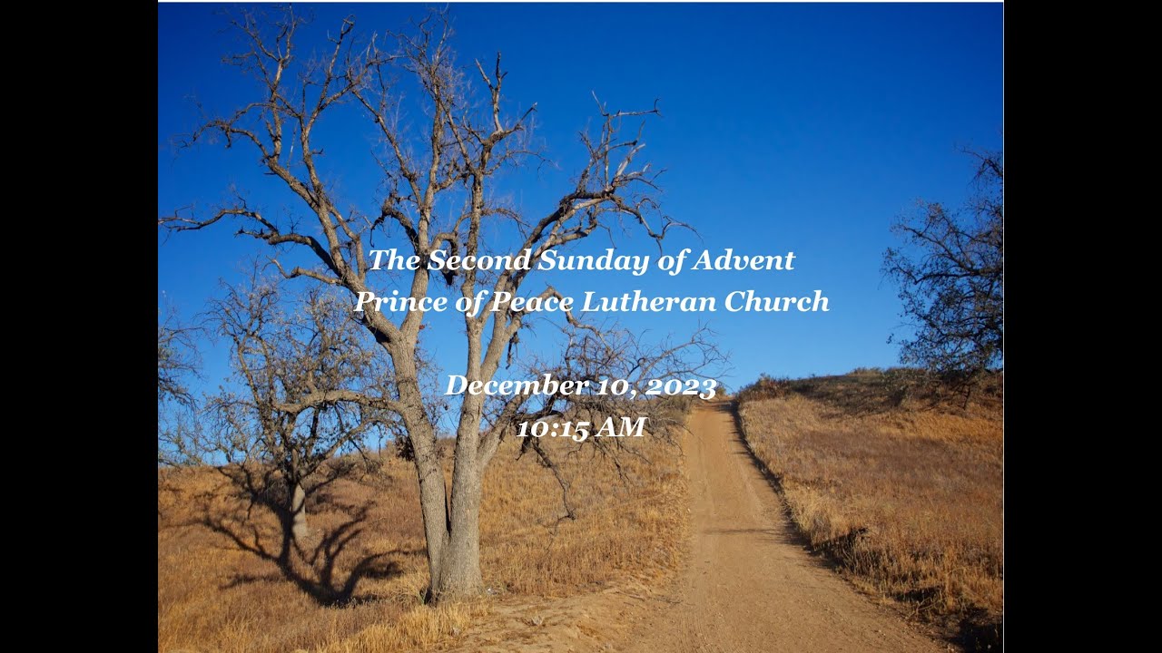 The Second Sunday of Advent - December 10th at 10:15 AM - YouTube