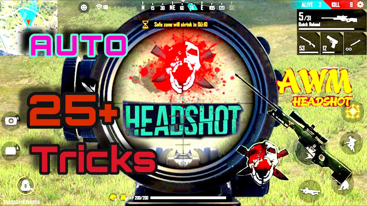 How to Set Auto Headshots Tricks .. 23+Headshots - YouTube
