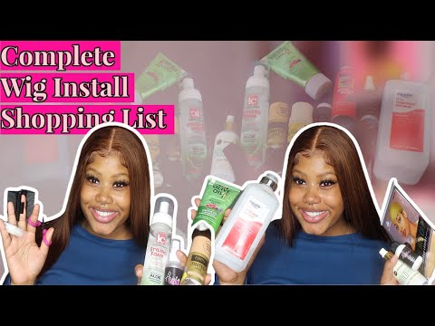Everything Needed for a Wig Install 2022 + Stylist Frontal Tips & Tricks