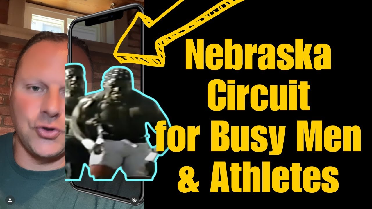 🛑 Nebraska Husker Metabolic Circuit for Busy Men 💪 Athlete GPP ️ - YouTube