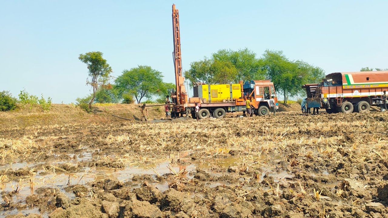 Borewell Drilling From Chhattisgarh 195 Feet bore well full water 🤗 ...