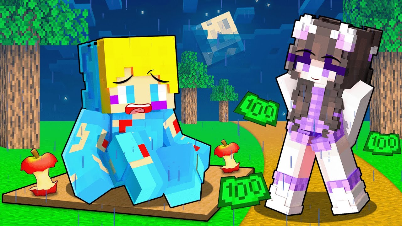 Ukris REICHE Schwester vs ARMER Ukri in Minecraft! - YouTube