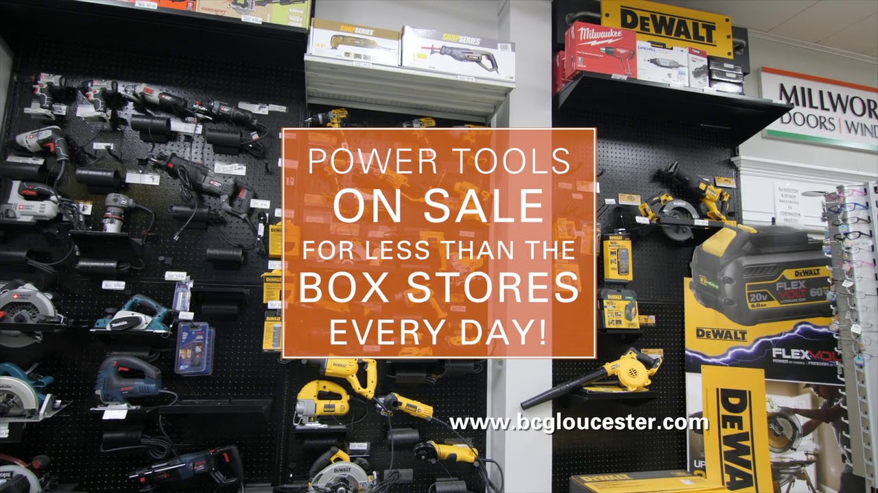 Building Center - Power Tools - YouTube