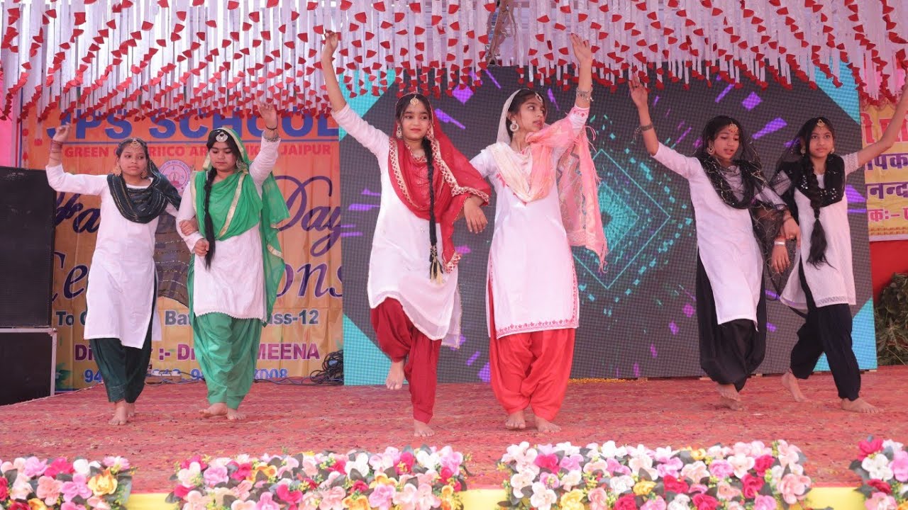 Giddha Performance💥Annual function Special 2024🔥Punjabi Dance ...