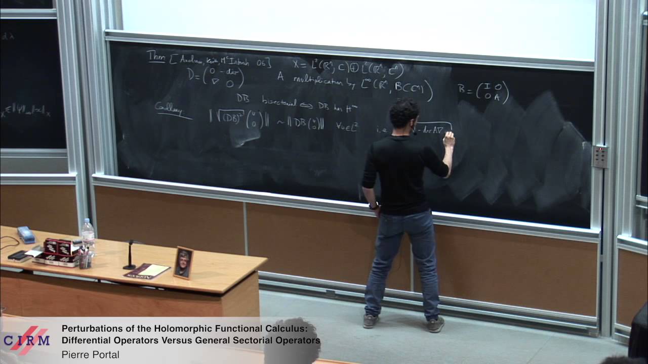 Pierre Portal: Perturbations of the holomorphic functional calculus ...