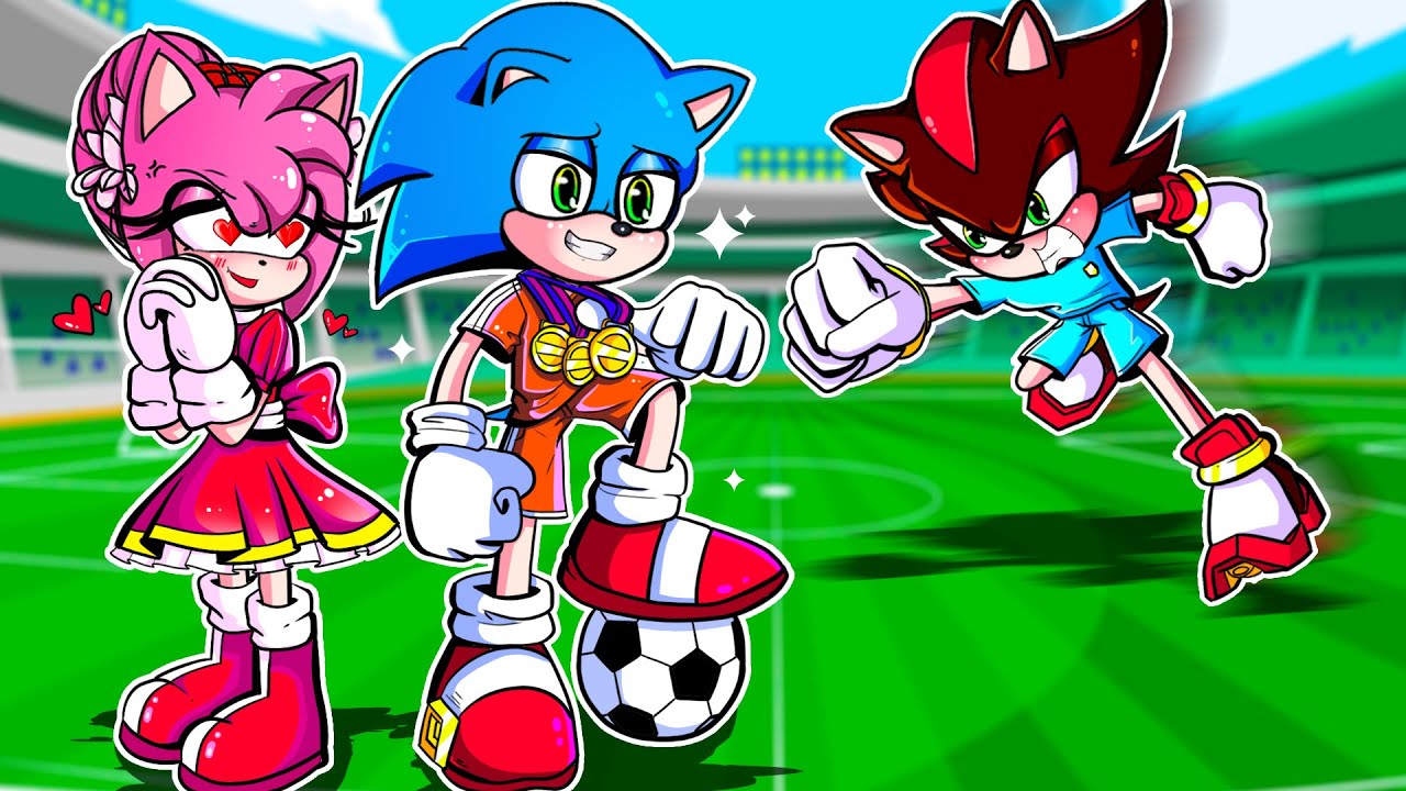 Soccer Match Between Sonic And Shadow | Sonic The Hedgehog 2 Animation ...