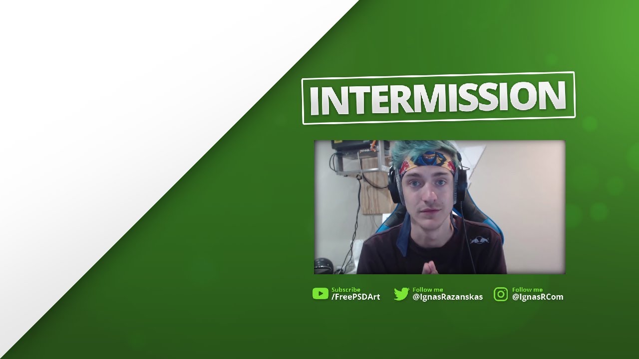 Free Template - Splash Intermission Green - PSD - Free Download - YouTube