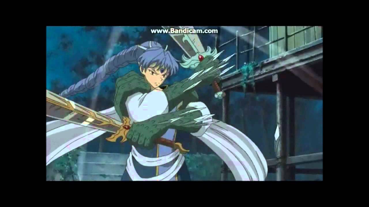 MOVIE 4 RYURAS FIGHT WITH INUYASHA WIN ( HQ) - YouTube