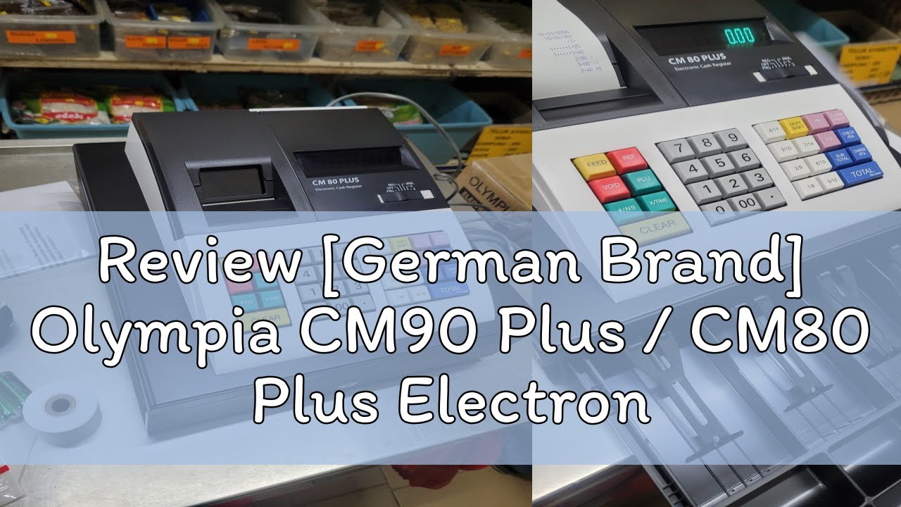 Review [German Brand] Olympia CM90 Plus / CM80 Plus Electronic Cash ...