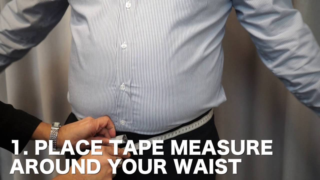 How to measure your waist - YouTube