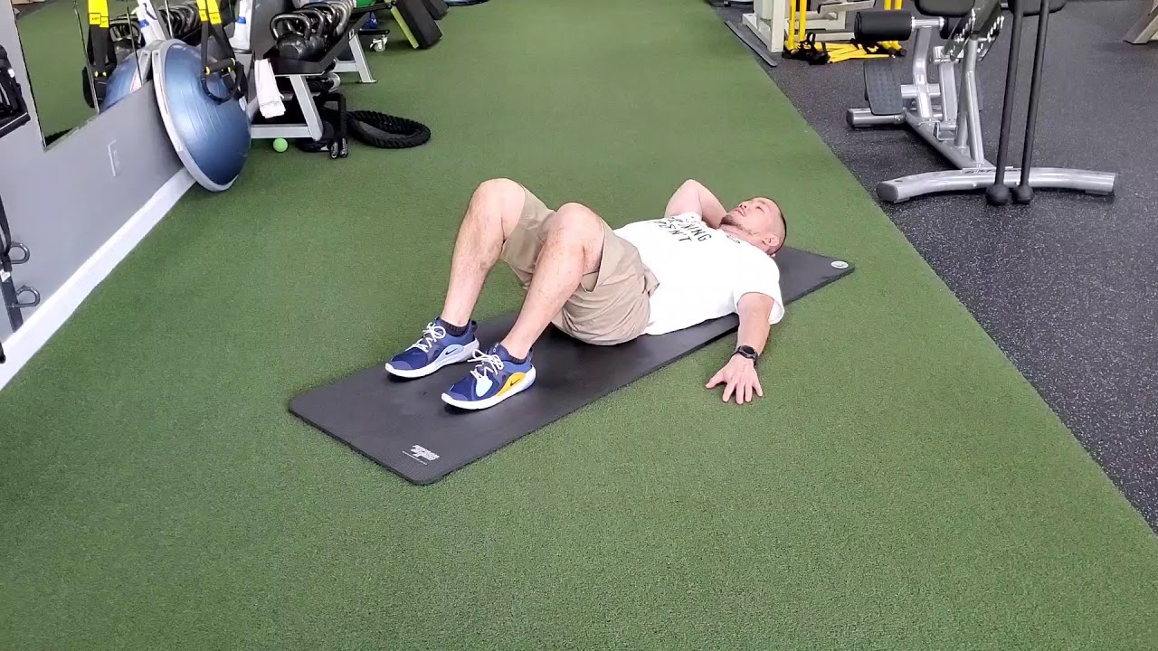 Cross Body Crunch - YouTube