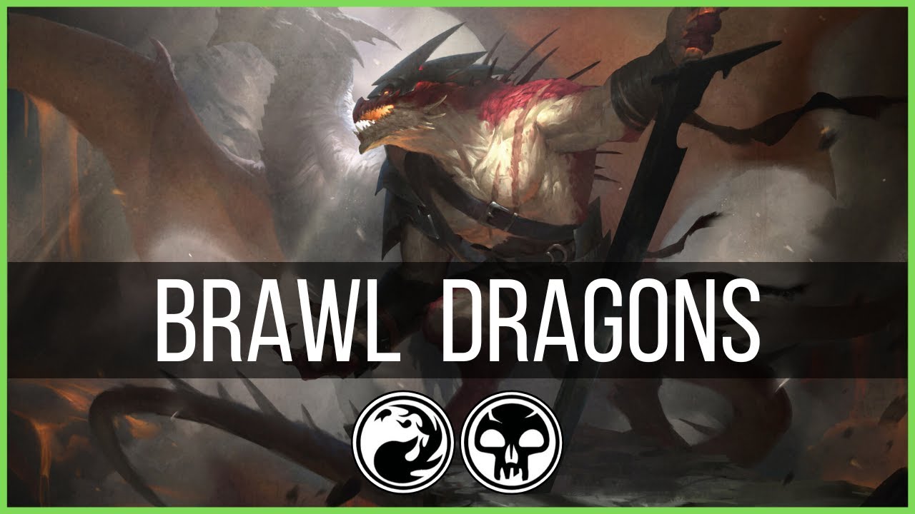 Brawl | Rakdos Dragons Rivaz & Hellkite | Standard Deck Commander ...