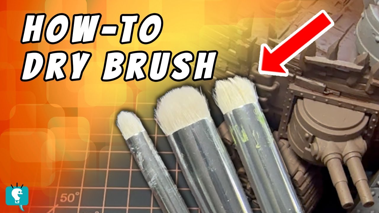 Epic Dry Brushing with Large Models on HobbyHotTips - YouTube