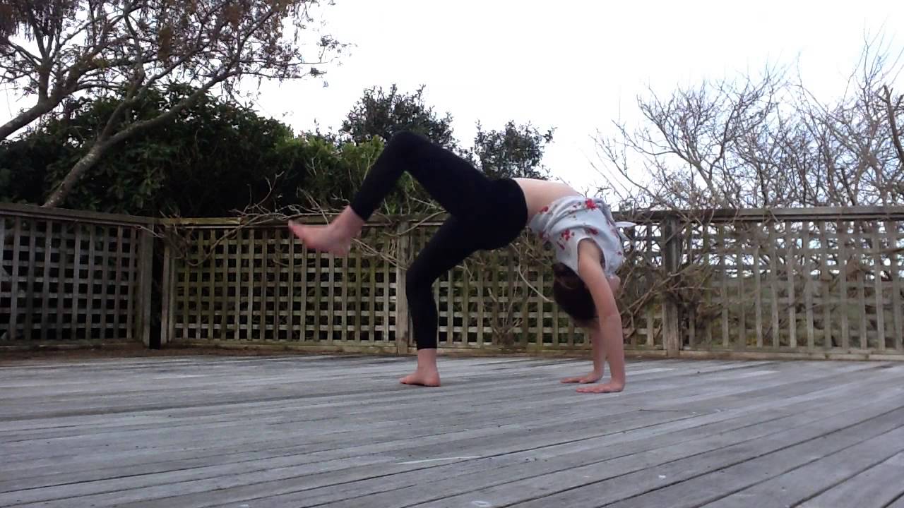 Finally got my forward walkover! - YouTube