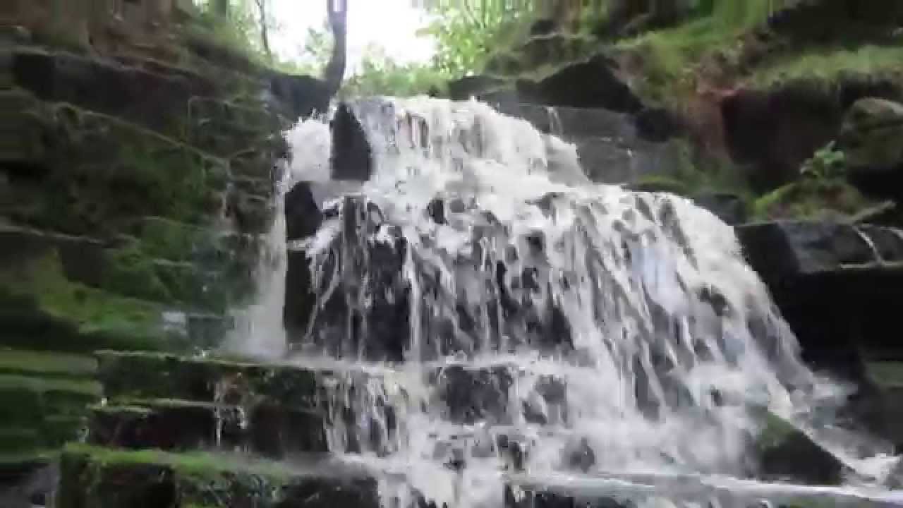 Hatchbrook waterfall Brinscall - YouTube