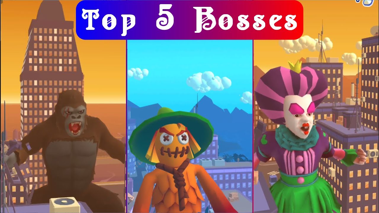 heli monster - giant hunter | Top 5 Bosses | heli monster Gameplay ...