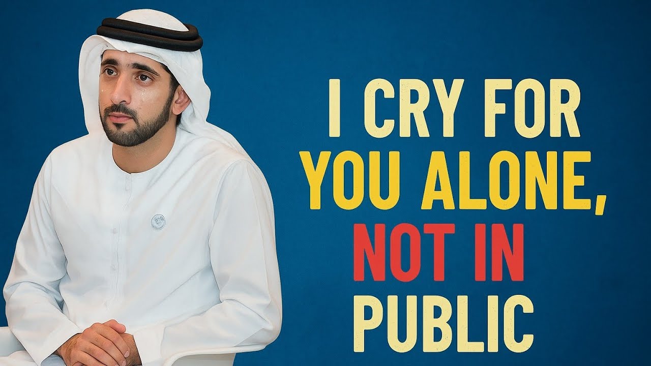 I cry for you alone|sheikh hamdan official poetry|fazza poem in English ...