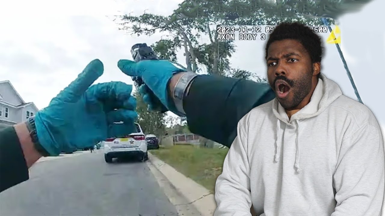 Crazy Cop Panics Over acorn - YouTube
