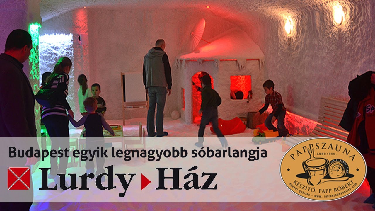 A Lurdy Ház sóbarlang bemutatkozója | Kivitelező: Papp Szauna - YouTube