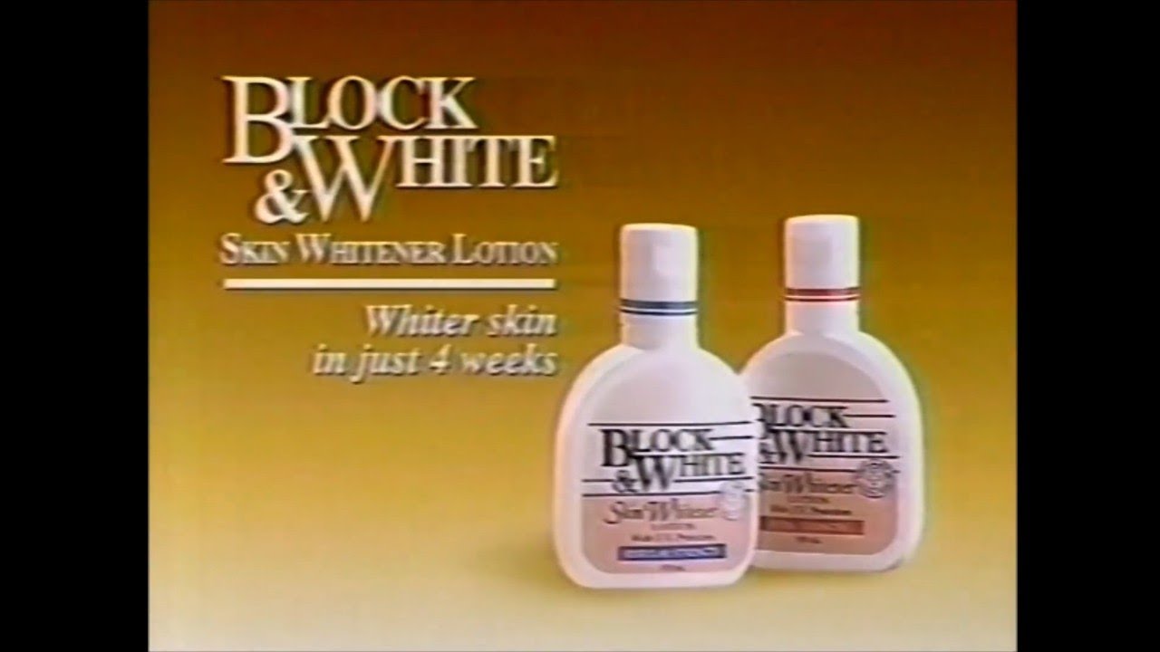 Block & White Skin Whitener Lotion "Testimonals" TVC 30s 1994 - YouTube