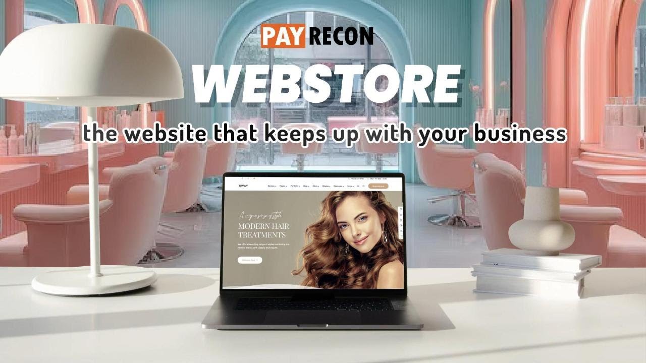 Payrecon Webstore | The website that keeps up with your business - YouTube