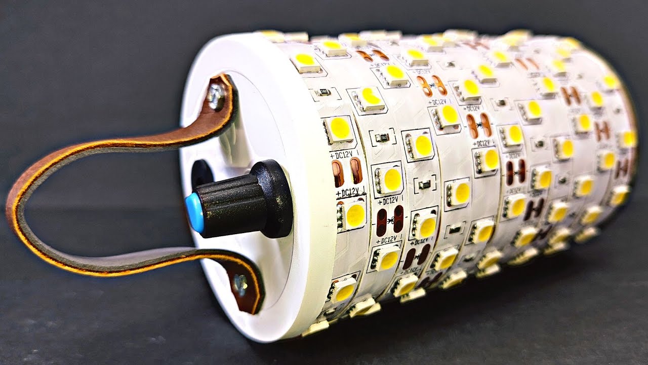 DIY powerful emergency / camping Light | Made of old thin can and LED ...